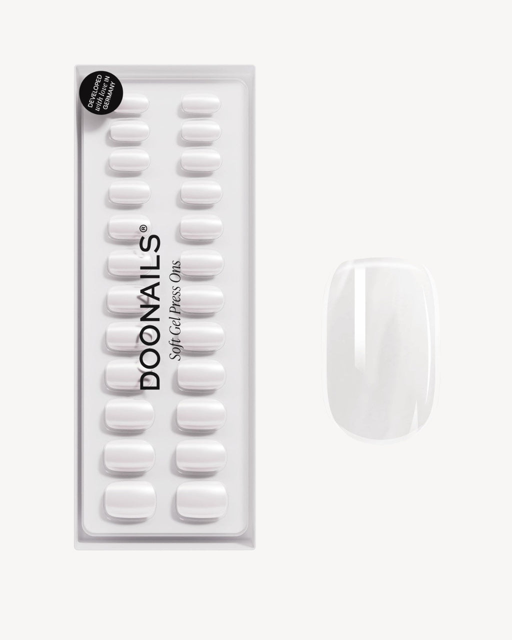 Marry Me Short Square Soft Gel Press Ons - Doonails